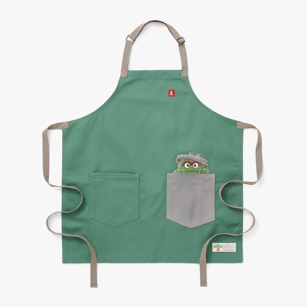 Sesame Street Oscar The Grouch Kids Apron - Hedley & Bennett